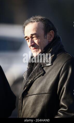 Bordeaux's president Jean-Louis Triaud during a soccer training session ...