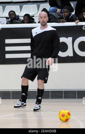 French rap singer Sinik during the soccer charity match of 'Foot de ...