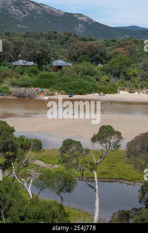 Tidal river, Wilsons Promontory National Park (Victoria), Tidal river ...