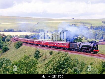 The Blue Peter Steam Train, an A2 No. 60532 Locomotive designed by ...