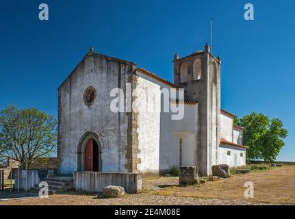 Fortaleza de Abrantes, 14th century castle at hilltop over town of ...