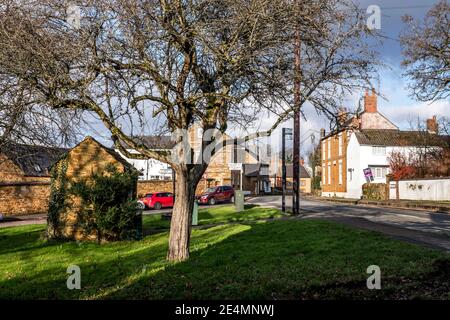 Bugbrooke village centre Stock Photo - Alamy