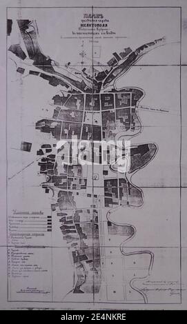 Melitopol Map 1866 Stock Photo - Alamy