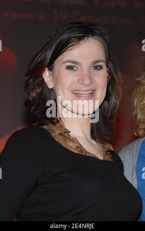 Actress Armelle poses for pictures during the Paris private theatres ...