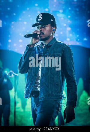 Chance The Rapper performs live on stage as part of the Apple Music ...