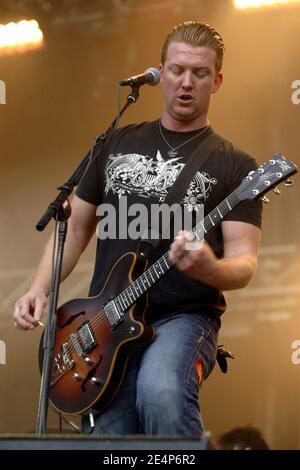Singer Josh Homme from the US band Queens of the Stone Age (a.k.a ...