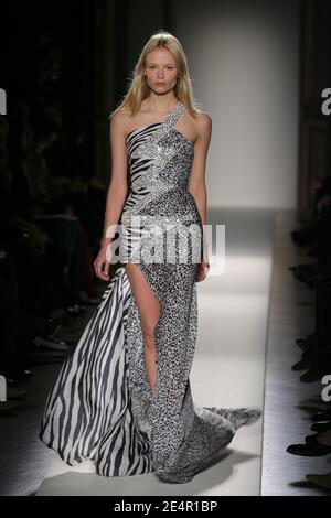 Designer Christophe Decarnin presents Balmain Women's fashion fall ...