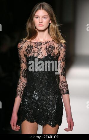Designer Christophe Decarnin presents Balmain Women's fashion fall ...