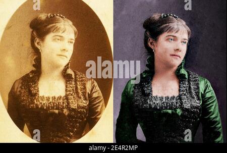 Mathilde Mauté (1853-1914) par Charles Gallot Stock Photo - Alamy