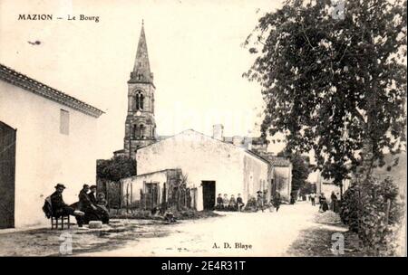 Mazion - bourg 1 Stock Photo - Alamy