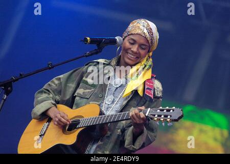 German singer Ayo performs live on stage during 9th edition of the ...