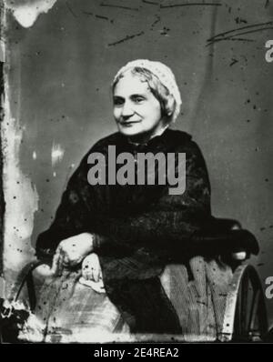 . Mary Custis Lee, wife of Robert E. Lee. Source states 'from a ...