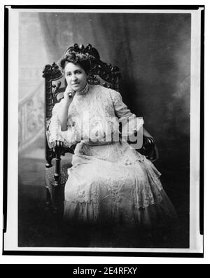 Mary Church Terrell, three-quarter length portrait, seated, facing ...