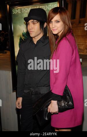 Ashlee Simpson and Pete Wentz attend the 2008 Clive Davis Pre-GRAMMY ...