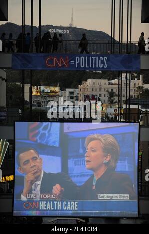 The Los Angeles Democratic Presidential Debate between Hillary Clinton ...