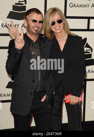 Ringo Starr and Barbara Bech. 10 February 2008 - Los Angeles ...