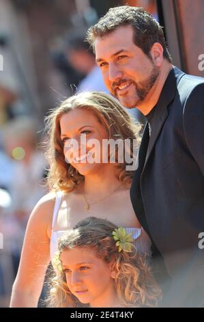 Joey Fatone and family attend the premiere of 'Dr. Seuss Horton Hears A ...