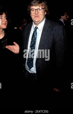 Michael Moore 1990 Credit: Ralph Dominguez/MediaPunch Stock Photo - Alamy