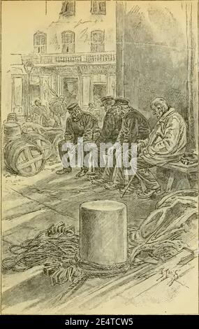 Maupassant - Sur l'eau, 1888 (page 145 crop Stock Photo - Alamy