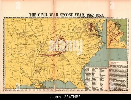 McConnell's Historical maps of the United States Stock Photo - Alamy