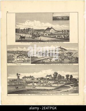 Meacham's illustrated atlas of Brown and Nemaha counties, Kansas Stock ...