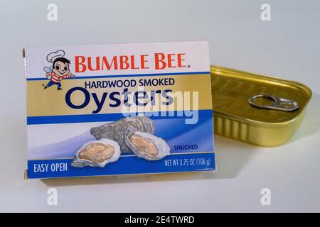 Bumble Bee Smoked Oysters are Farm-Raised in China and sold in the ...