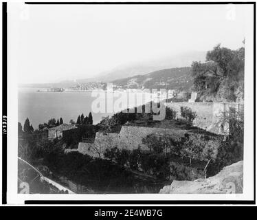Mentone from the east Stock Photo - Alamy