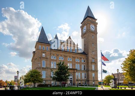 The Old Tipton County Court House, in the state of Indiana, USA Stock ...
