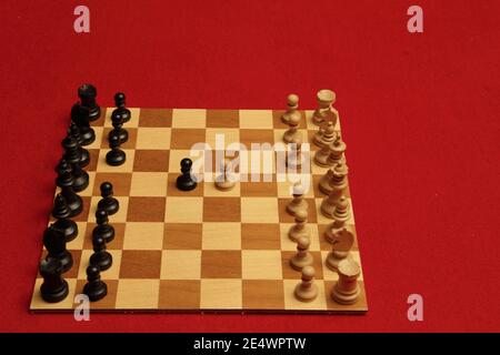 Chess Opening: 1.e4 King's Pawn Opening or King's Pawn Game Stock Photo ...