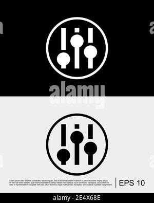 Control panel icon Stock Vector Image & Art - Alamy