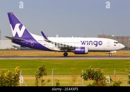 Wingo Boeing 737 at El Dorado International Airport. B737 aircraft ...