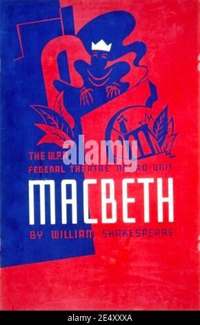 VOODOO MACBETH Orson Welles 1936 Federal Theatre Project production ...