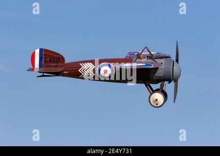 Bristol M1c WW1 monoplane of the RAF Stock Photo - Alamy