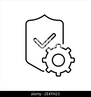 best anti virus shield protect data from virus Stock Vector Image & Art ...