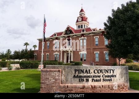 Historic Pinal County Courthouse in Florence, Arizona Stock Photo - Alamy