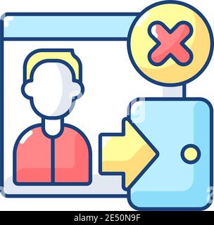 Bounce rate Simple vector icon. Illustration symbol design template for ...