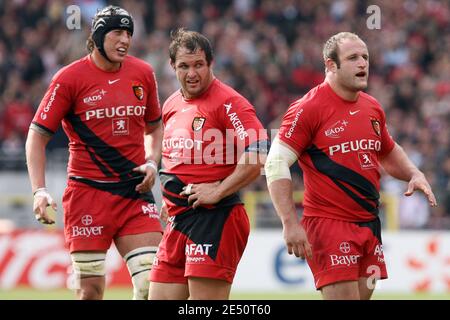 Daan Human during the Heineken Cup Rugby match, Stade Toulousain vs ...