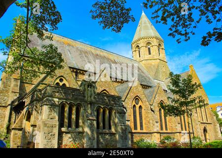 Holy Trinity Church building at Folkestone town,Kent,United Kingdom ...