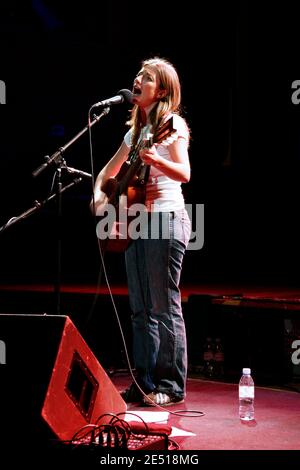 French singer Anais performs live during the 24th Victoires de la ...