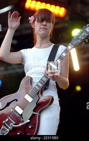 Feist performs during a concert Stock Photo - Alamy