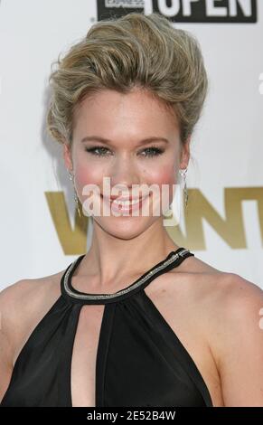 Kristen Hager Premiere of 'Wanted' held at the Mann Village Theater Los ...