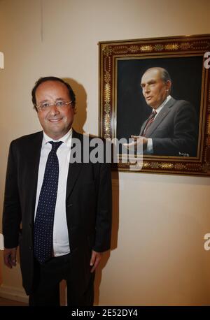 French President Francois Hollande and Francois Mitterrand's daughter ...