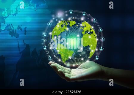 Business Communication Connection People Concept Stock Photo - Alamy
