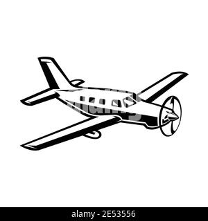 Single Engine Light Aircraft Vector illustration Stock Vector Image ...