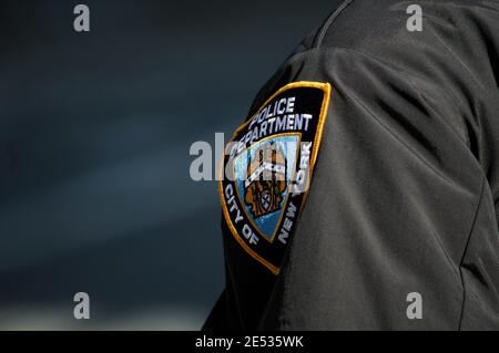 NYPD police patch Stock Photo - Alamy