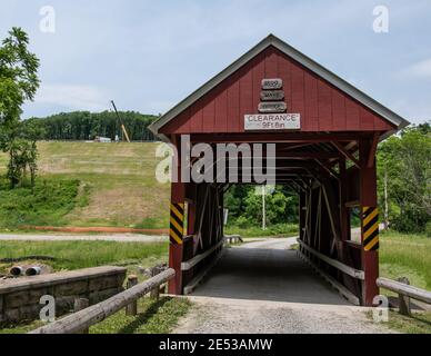 Claysville, Pennsylvania/USA- June 8, 2018: Historic Blaney Mays ...
