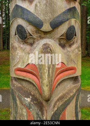 Totem poles (are monumental carvings, a type of Northwest Coast art ...