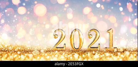 Numbers for Happy New Year 2021. Helium balloons, foil numbers ...