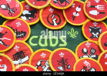 A Collection of Cub Scout Activity Badges Stock Photo - Alamy