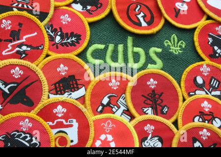 A Collection of Cub Scout Activity Badges Stock Photo - Alamy